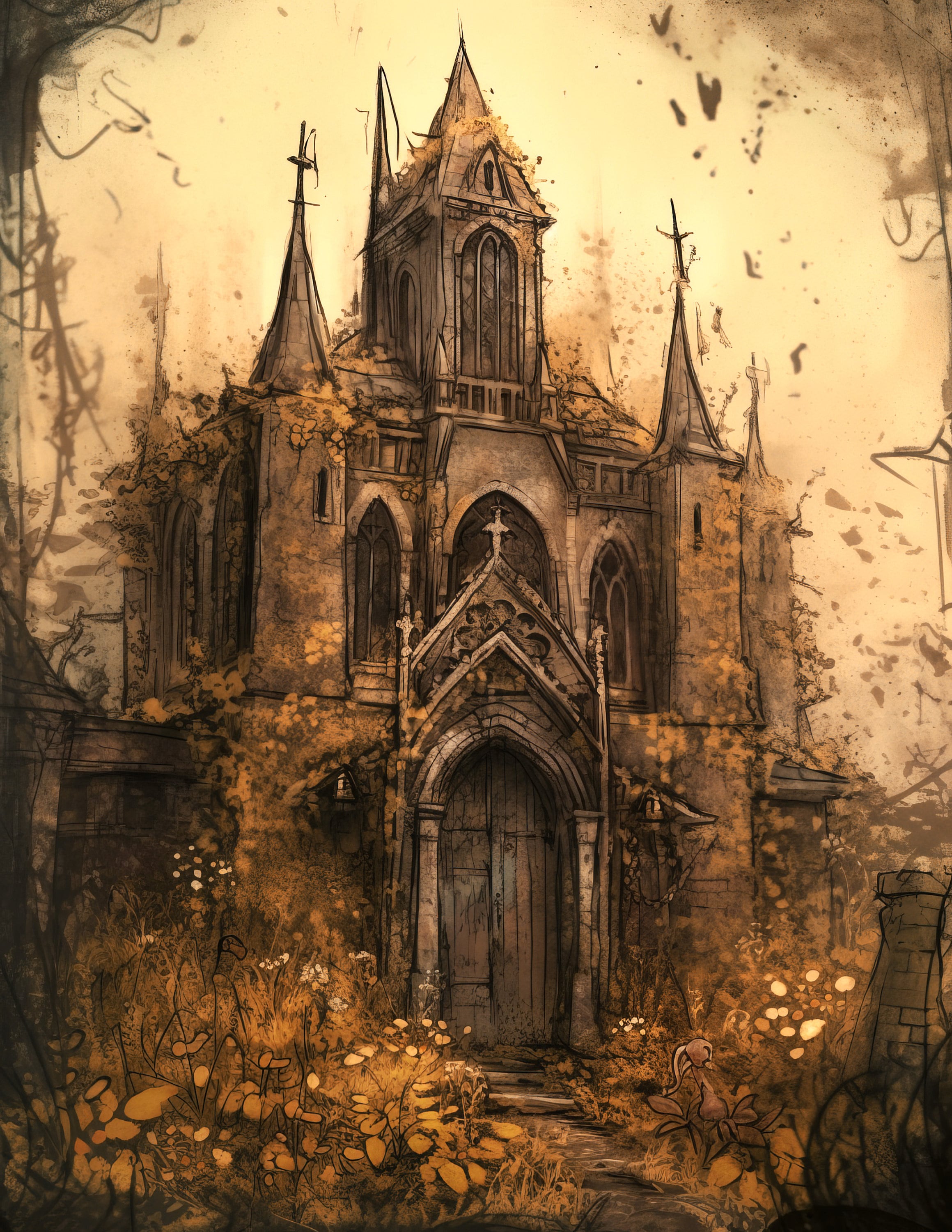 Forlorn Castle Junk Journal Pages, 19 Printable Sheets, Gothic ...