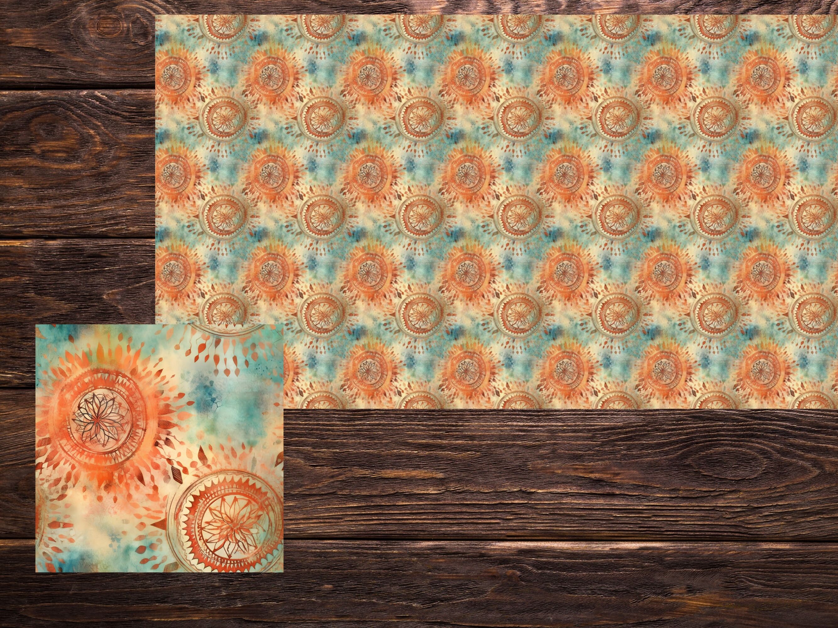 13 Boho Inspired Digital Papers, Seamless Boho Patterns, Printable ...
