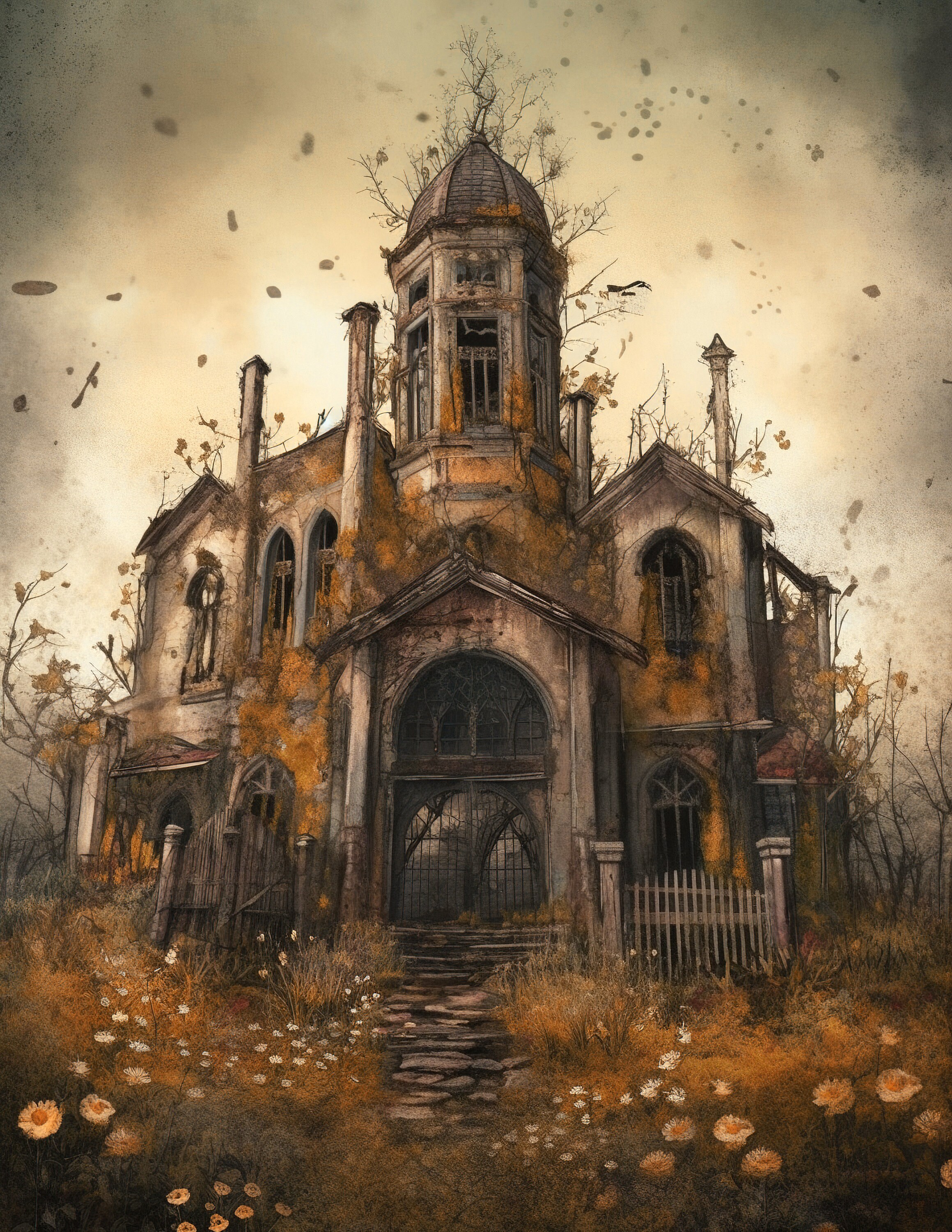 Forlorn Castle Junk Journal Pages, 19 Printable Sheets, Gothic ...