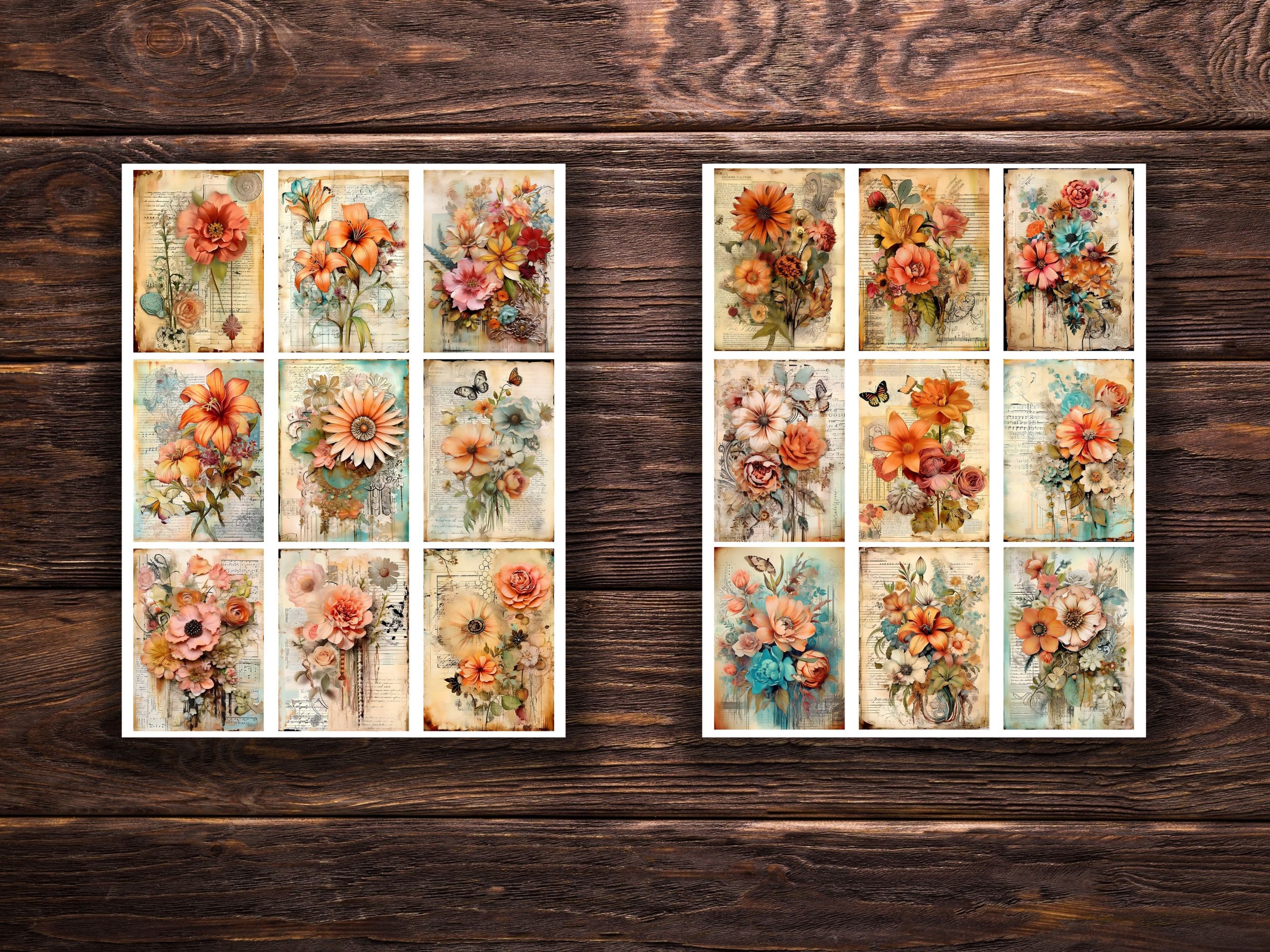 Boho Junk Journal Kit Printable Boho Pages Boho Ephemera - Etsy