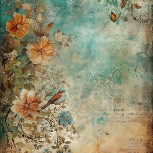 28 Boho Junk Journal Pages: Bohemian Ephemera (digital Download) - Etsy