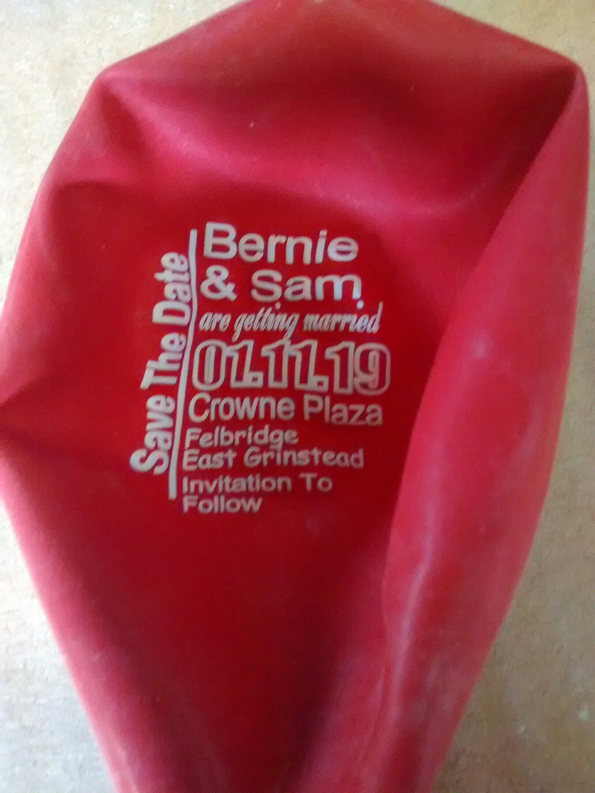 Save the Date Personalised Balloons - Etsy