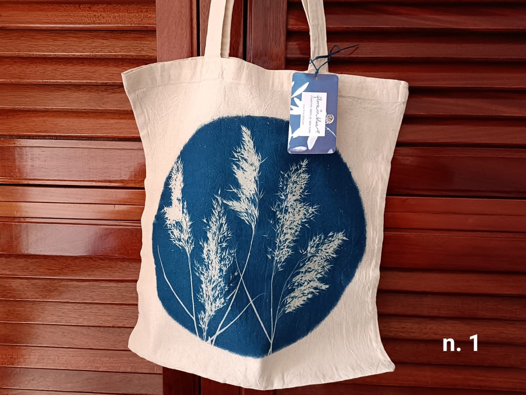 Original Cyanotype on Cotton Tote Bags - Etsy
