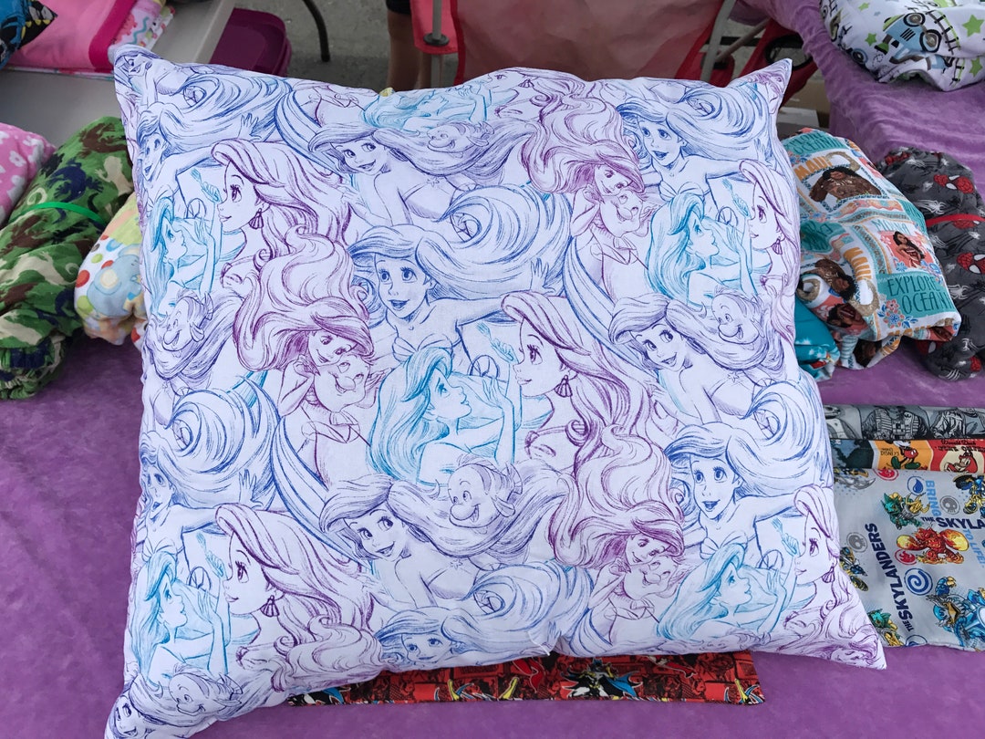 Arial Pillow Cover Little Mermaid Pillow Cover - Etsy