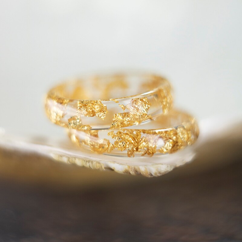 Clear Resin Ring - Etsy