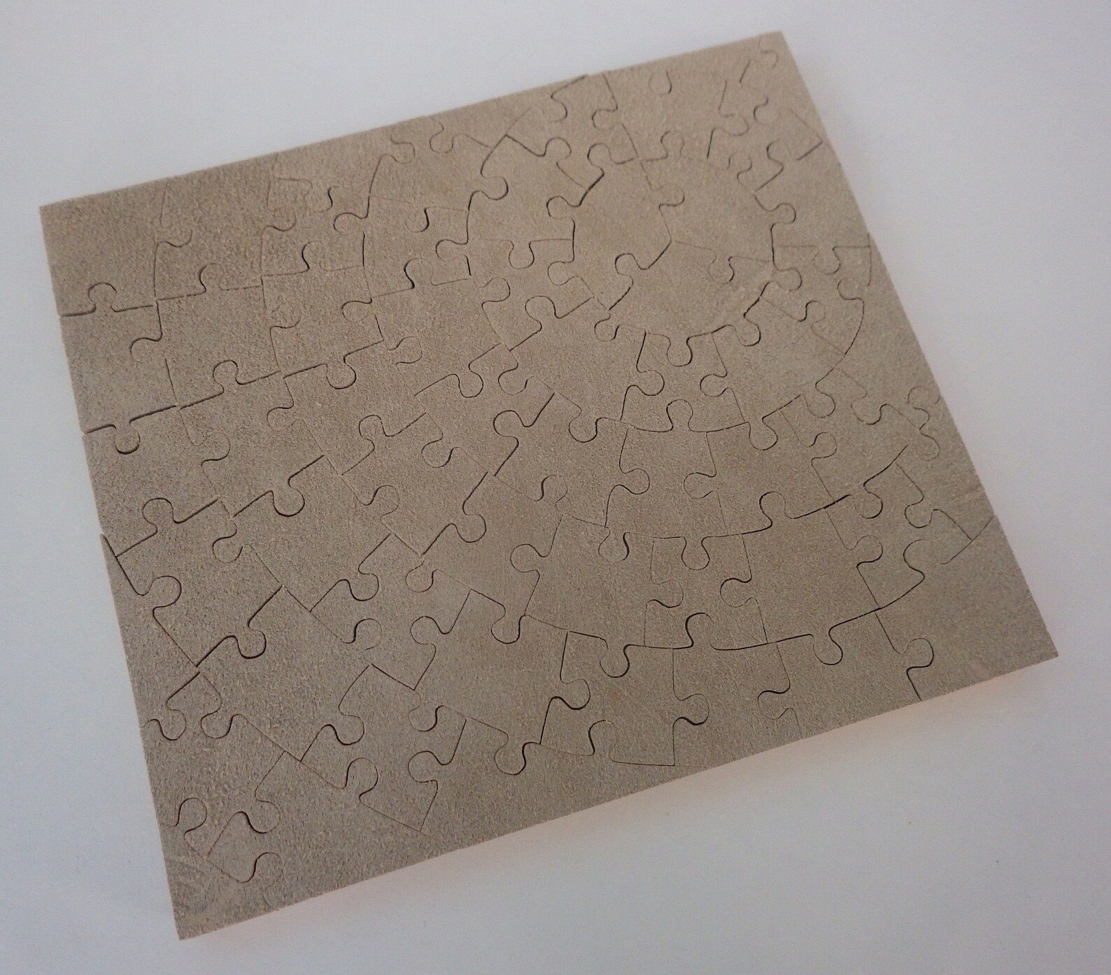 Suede and Mahogany Hand-cut Wooden Jigsaw Puzzle - Etsy