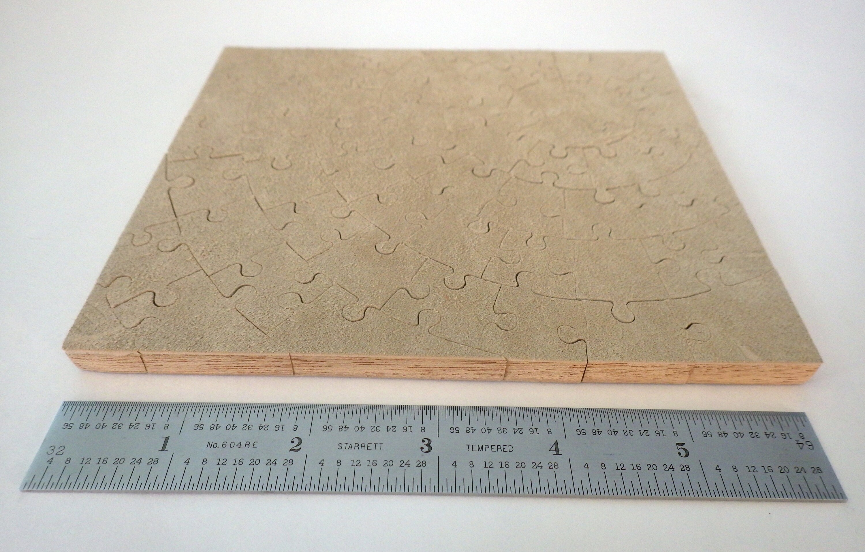 Suede and Mahogany Hand-cut Wooden Jigsaw Puzzle - Etsy