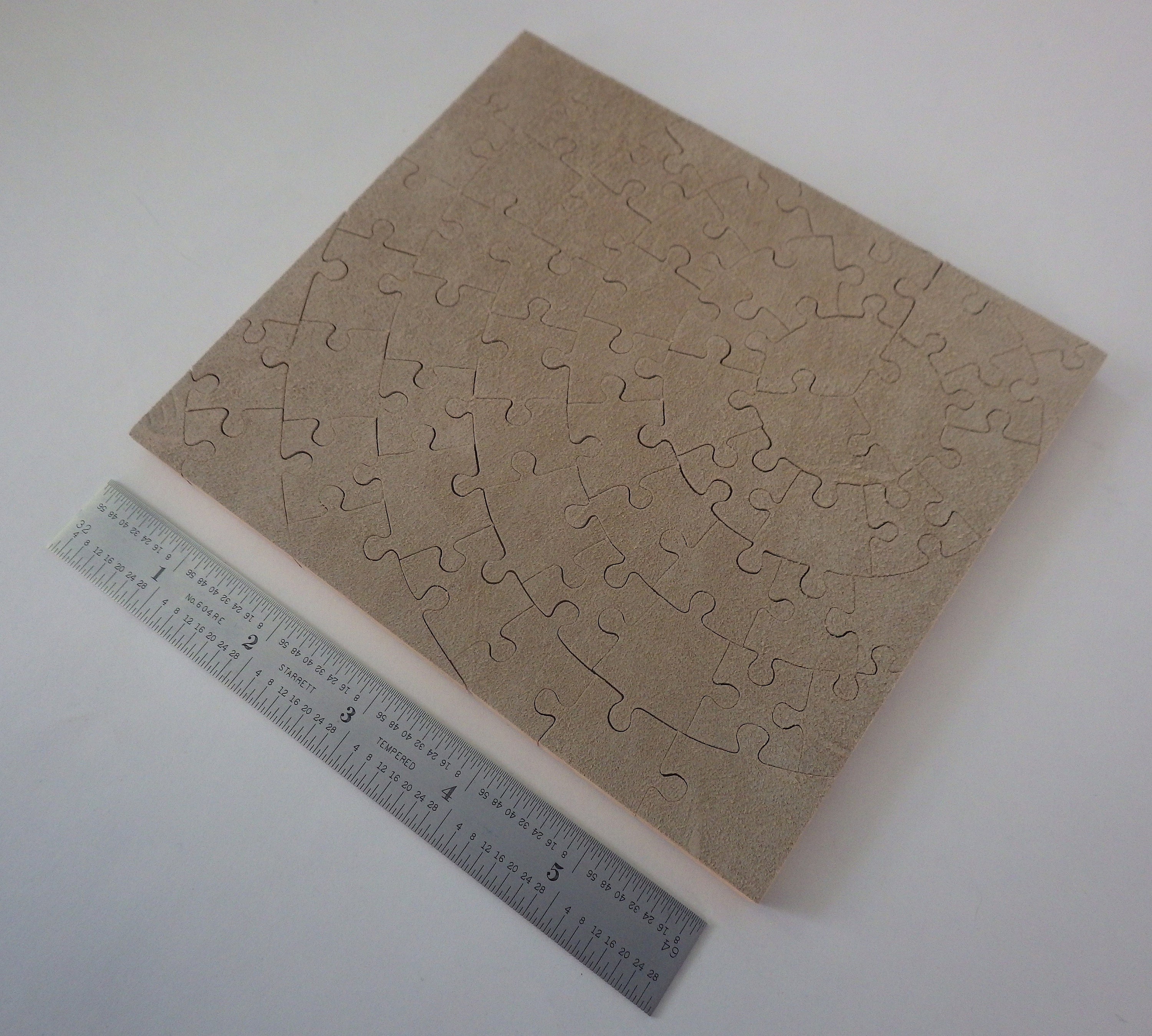Suede and Mahogany Hand-cut Wooden Jigsaw Puzzle - Etsy