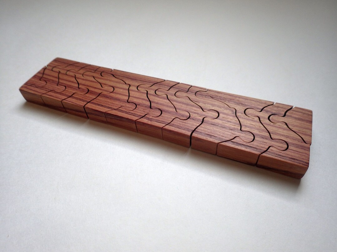 Tulipwood Hand-cut Wooden Jigsaw Puzzle - Etsy