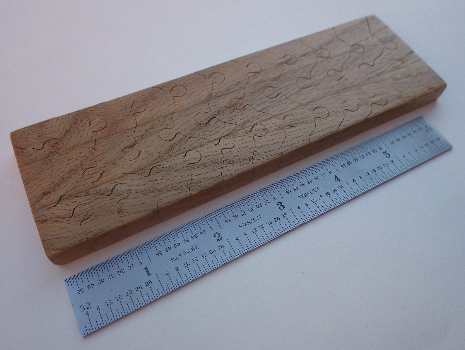 Oak Hand-cut Wooden Jigsaw Puzzle - Etsy