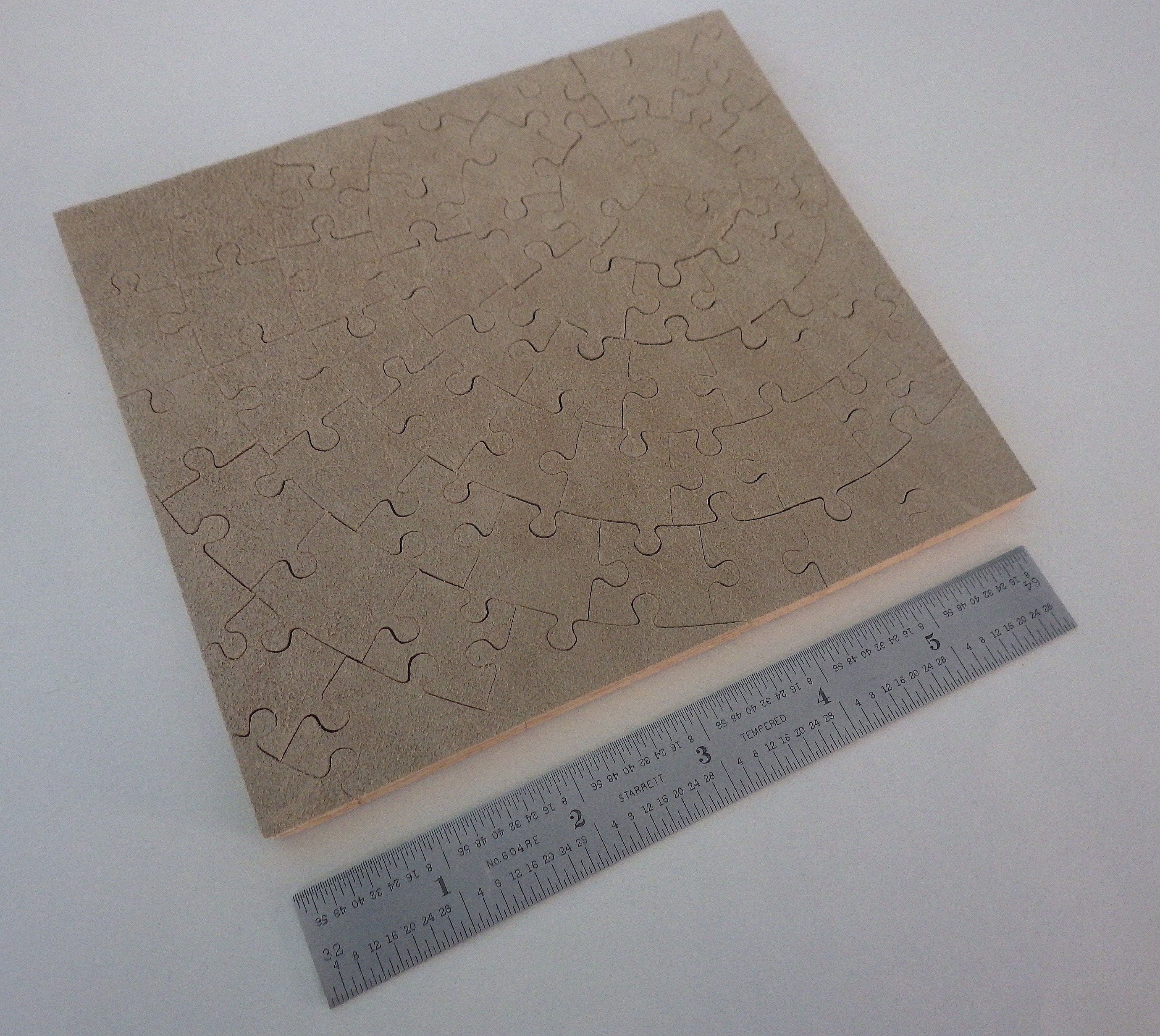 Suede and Mahogany Hand-cut Wooden Jigsaw Puzzle - Etsy