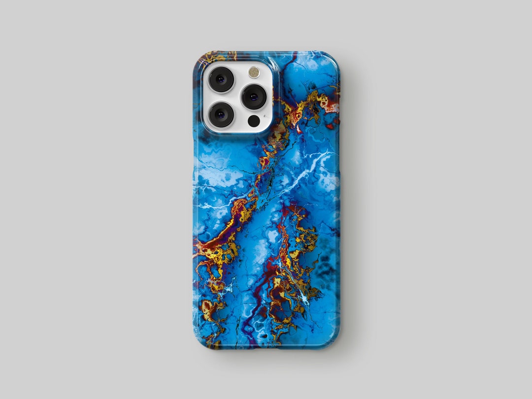 Multicolor Marble Granite Phone Case for iPhone 15 Pro Max iPhone 14 ...