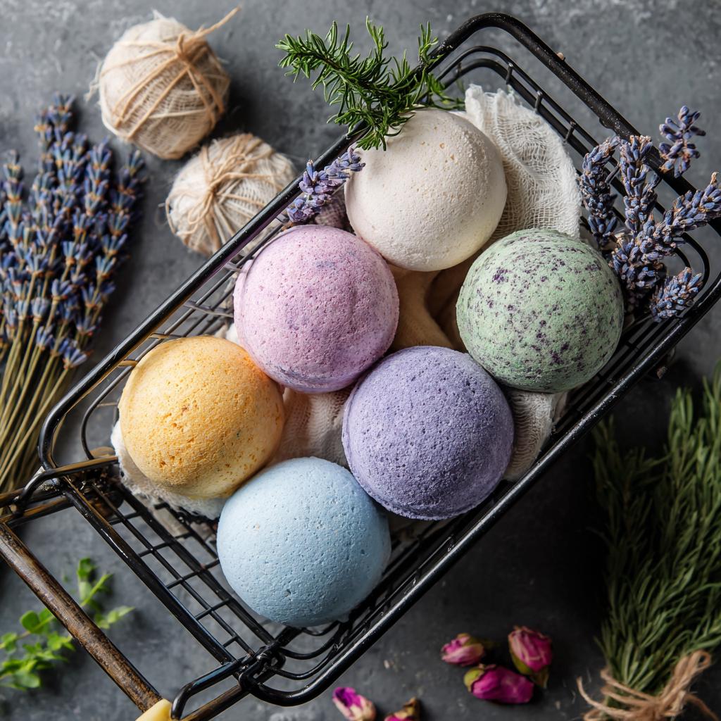 Bath Bomb: Vegan Gift Set, Fizzy Bath Bombs, Cruelty-free, Sulfate-free ...