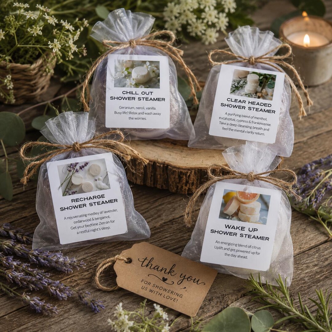 Shower Steamers, Personal Gift for Her or Him, Shower Fizzies, Spa ...