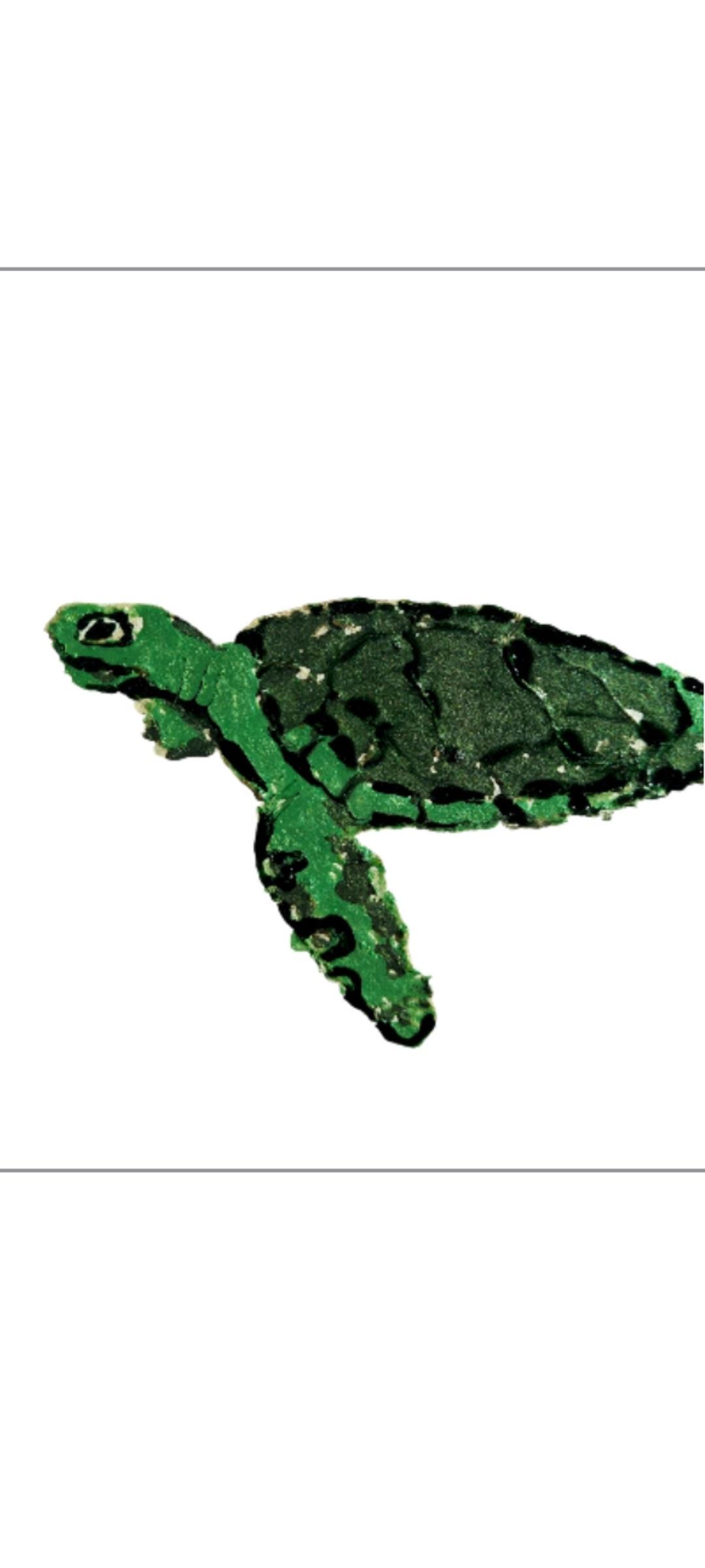 Tropical Green Sea Turtle Wall Art/sea Life/ocean Wall Decor/hawaiian ...