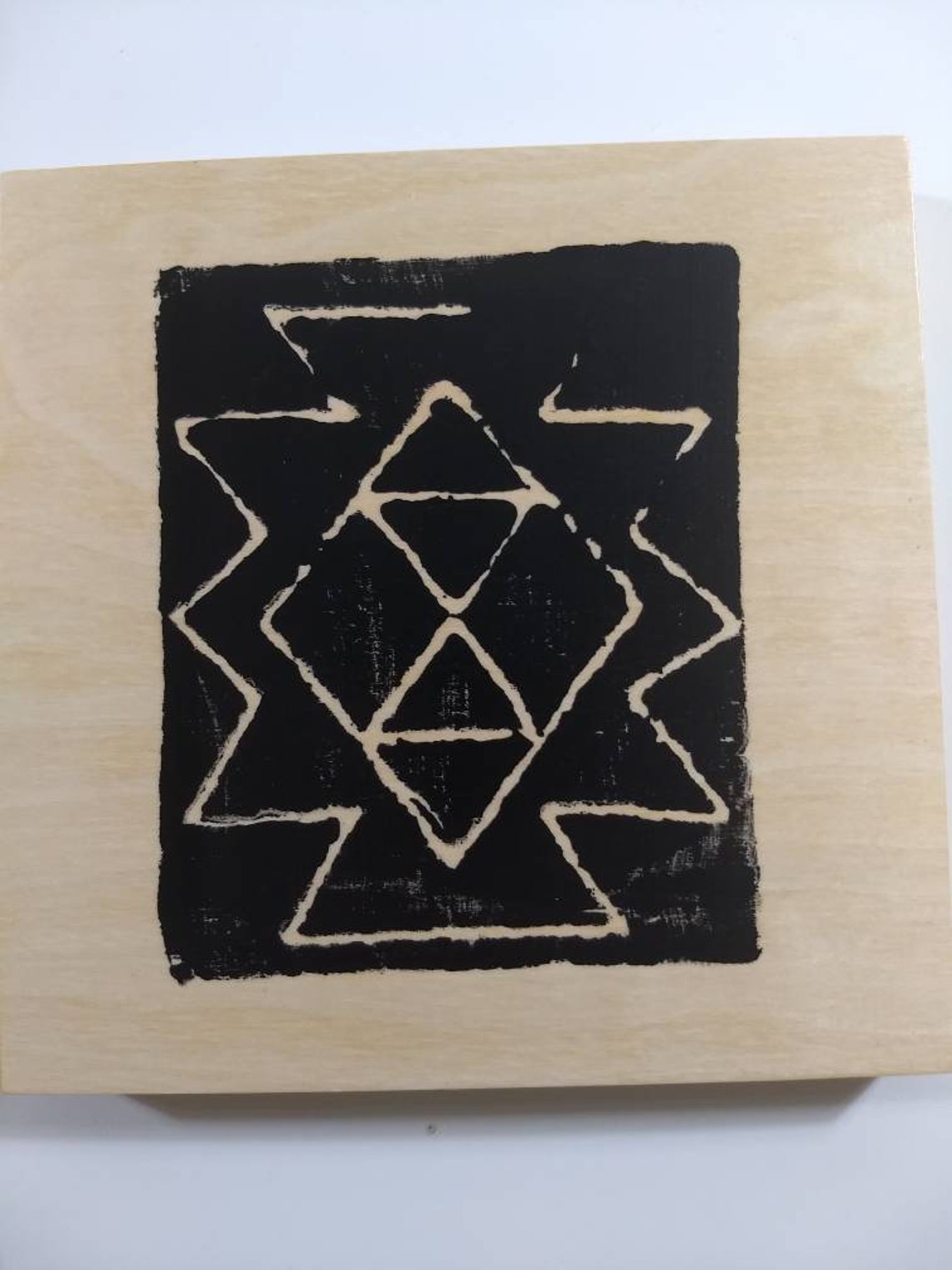 Set of 5 Aztec Inspired Wood Art. Bohemian Wall Decor. Boho - Etsy