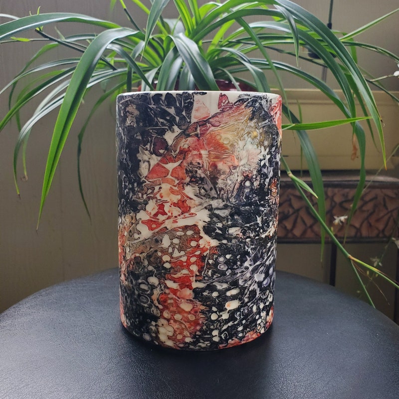Alcohol Ink Vase - Etsy