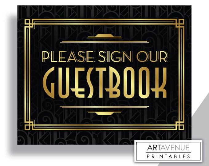 Chic Party Signs Direction Sign Printables the Party is - Etsy