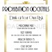 Art Deco Bar Menu, Custom PROHIBITION COCKTAILS Sign Printable, 1920's ...