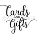 Calligraphy Script Sign Printables / CARDS and GIFTS Sign / - Etsy