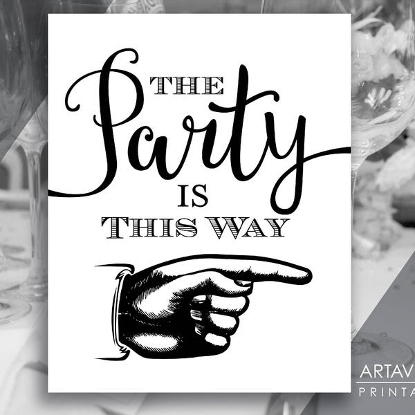 This Way Sign - Etsy