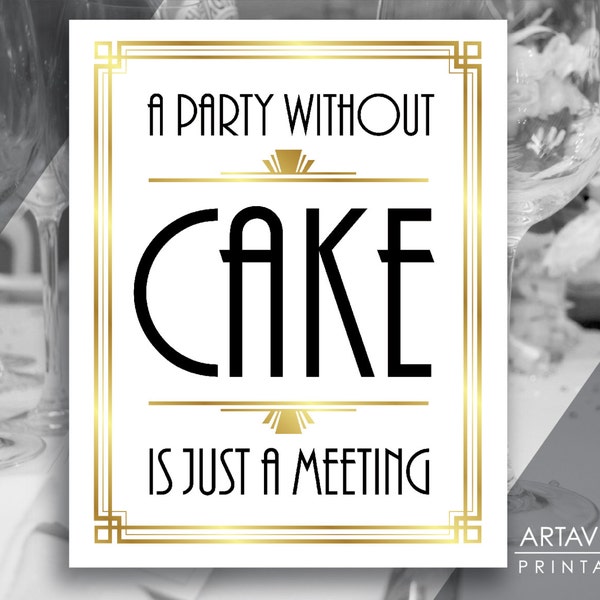 A Party Without Cake - Etsy