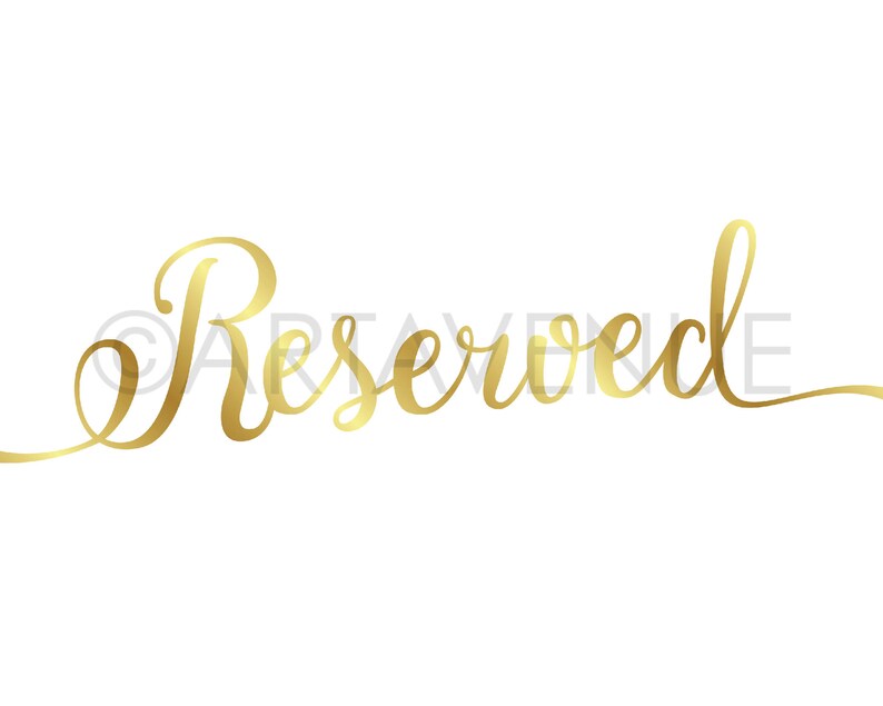 Gold Chic Wedding Signs RESERVED Sign Gold Wedding Sign - Etsy