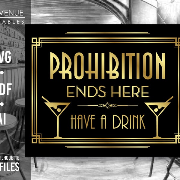 Speakeasy 1920s Svg - Etsy