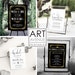 Art Deco Bar Menu, Custom PROHIBITION COCKTAILS Sign Printable, 1920's ...