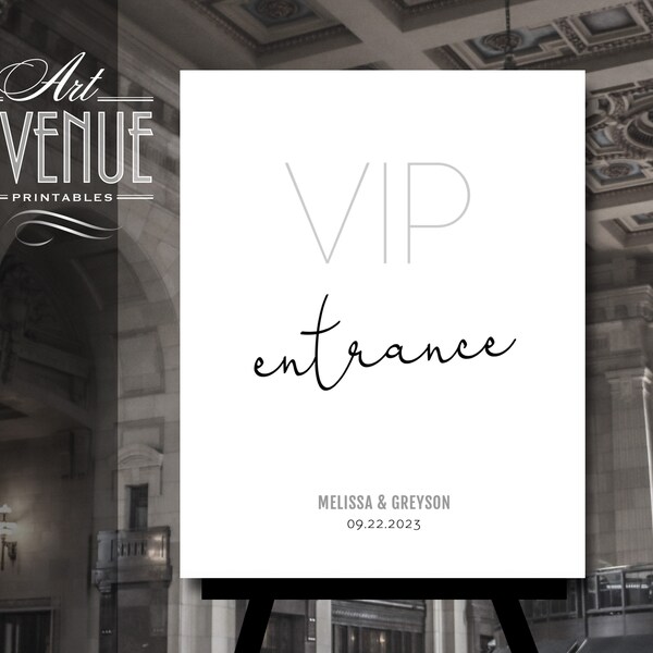 Vip Entrance Sign - Etsy