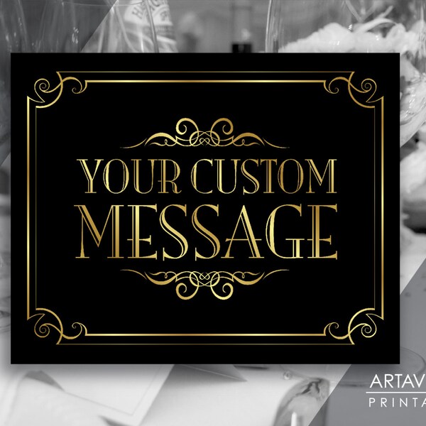 Custom Poster Sign - Etsy