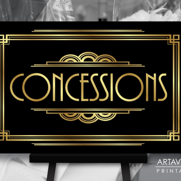 Concessions Poster - Etsy