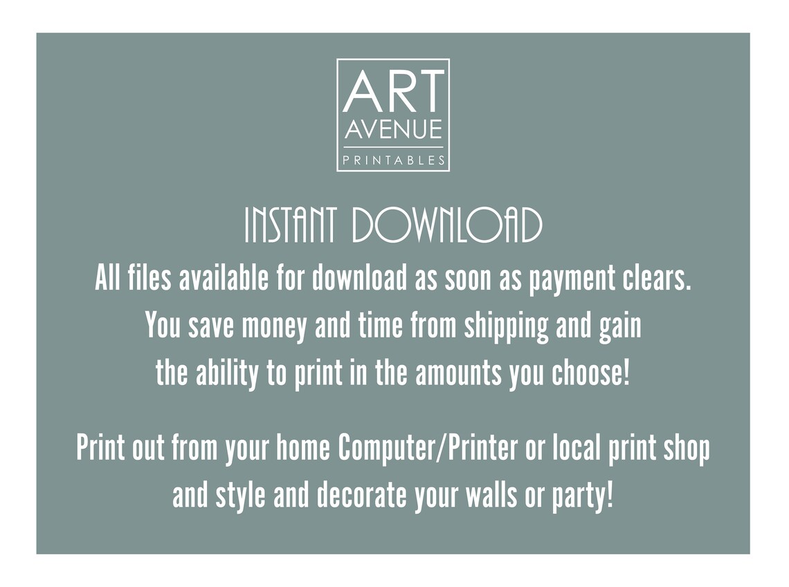 Gatsby Party Sign Printable, Roaring Twenties Slang Poster Printable ...