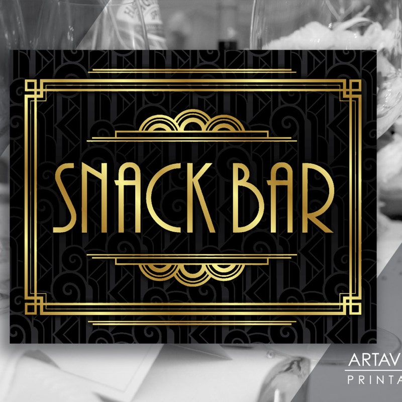 Snack Bar Sign - Etsy