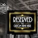 Editable Reserved for Custom Name Sign Template Gold Gatsby - Etsy