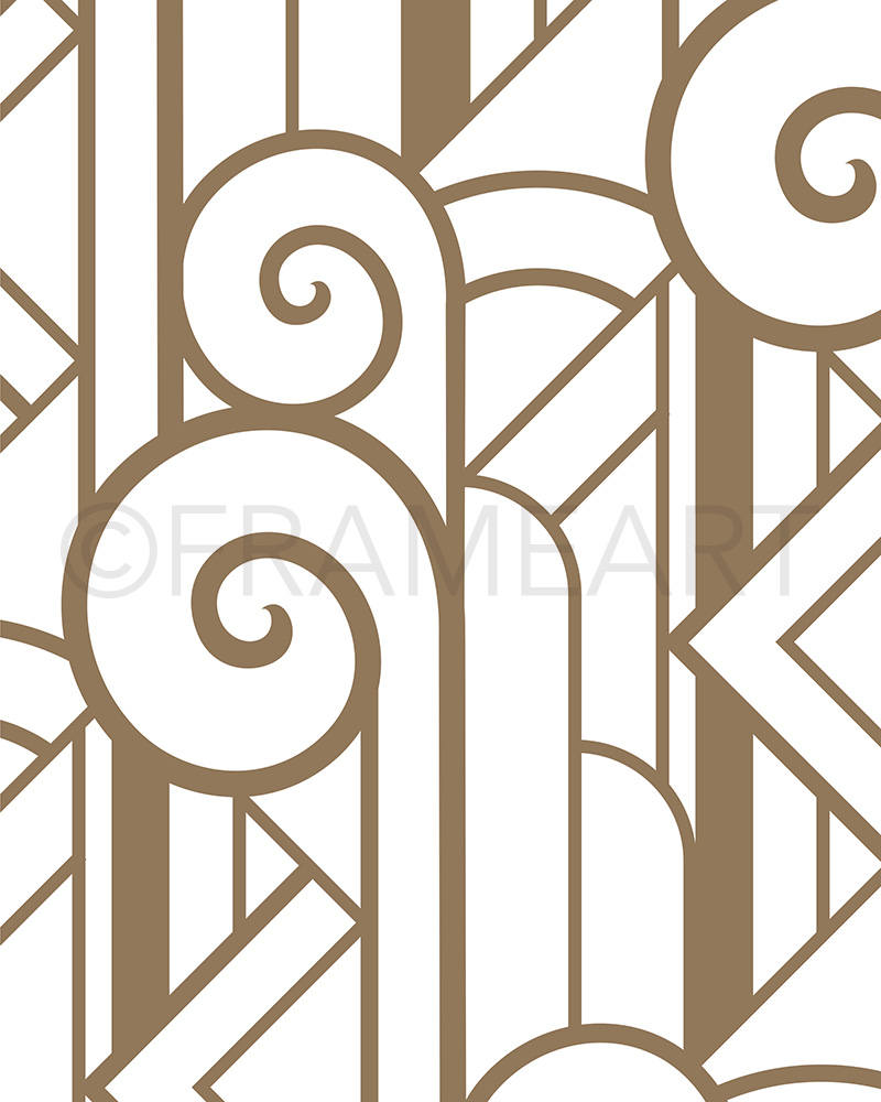 Set of 4 ART DECO Pattern Frame Art Printables Printable Wall - Etsy