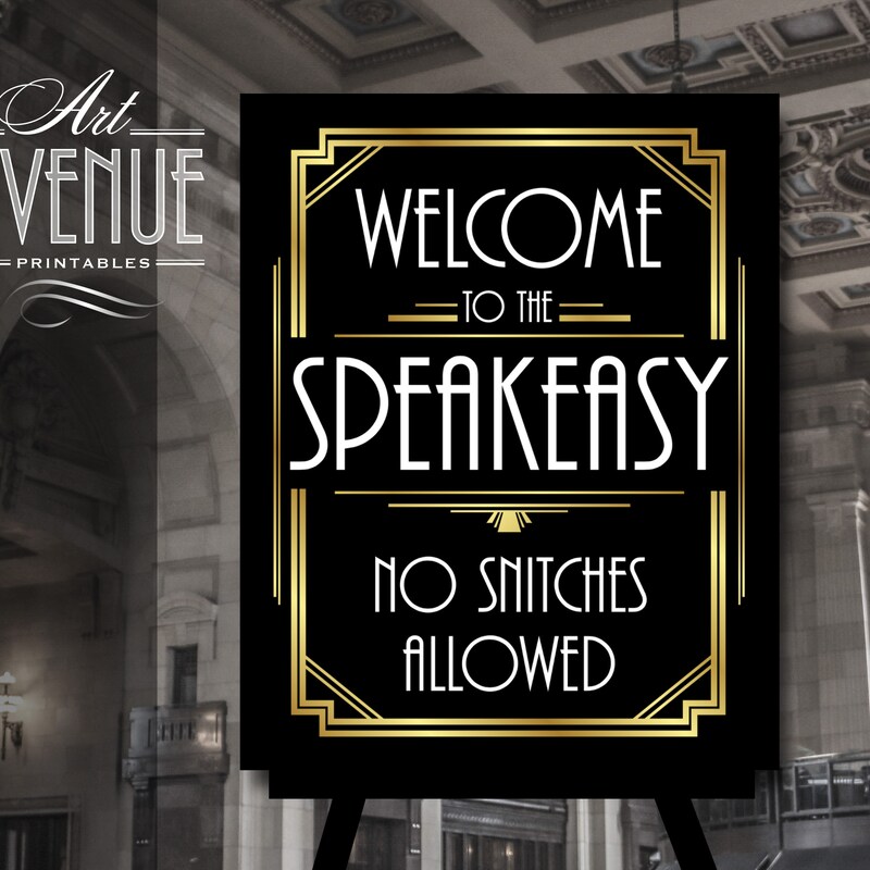 Speakeasy Sign - Etsy