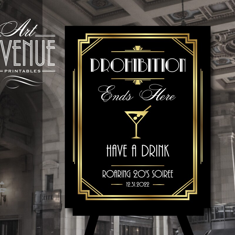 Prohibition Party - Etsy