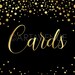 Gold Confetti Cards Sign Download | Gold Confetti Cards Sign Printable ...