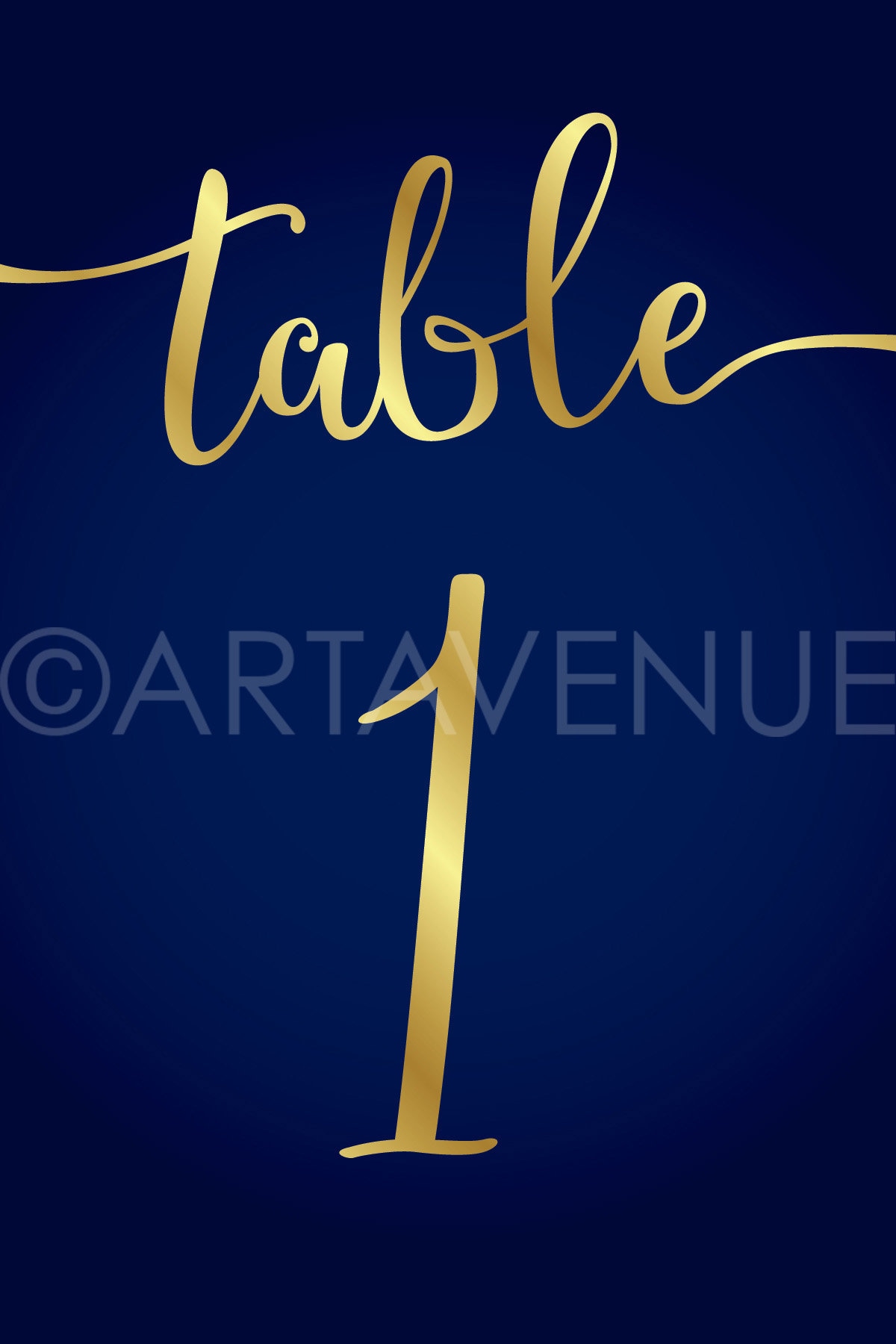 Chic Wedding Sign Printables 4x6 TABLE SIGNS Navy and Gold | Etsy