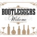 Bootleggers Welcome Sign JPG SVG Downloads Gatsby Wedding Party ...