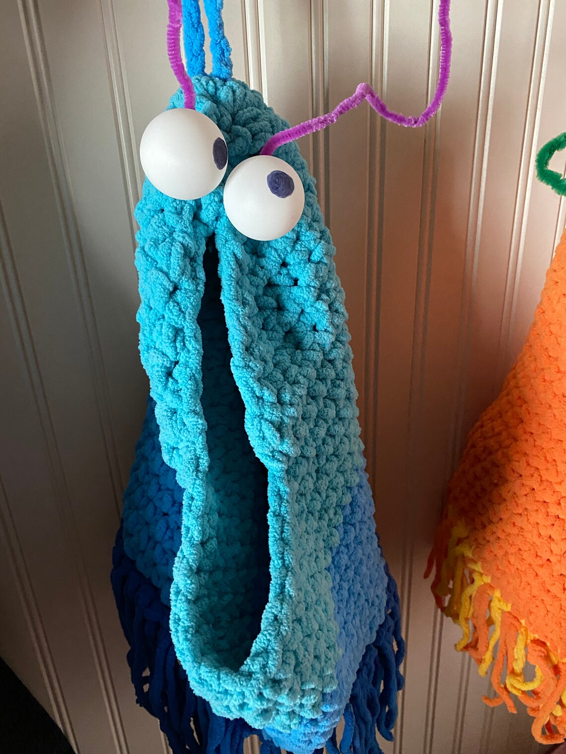 Yip Yip Alien Sesame Street Fun Hanging Storage Basket - FREE SHIPPING - Etsy