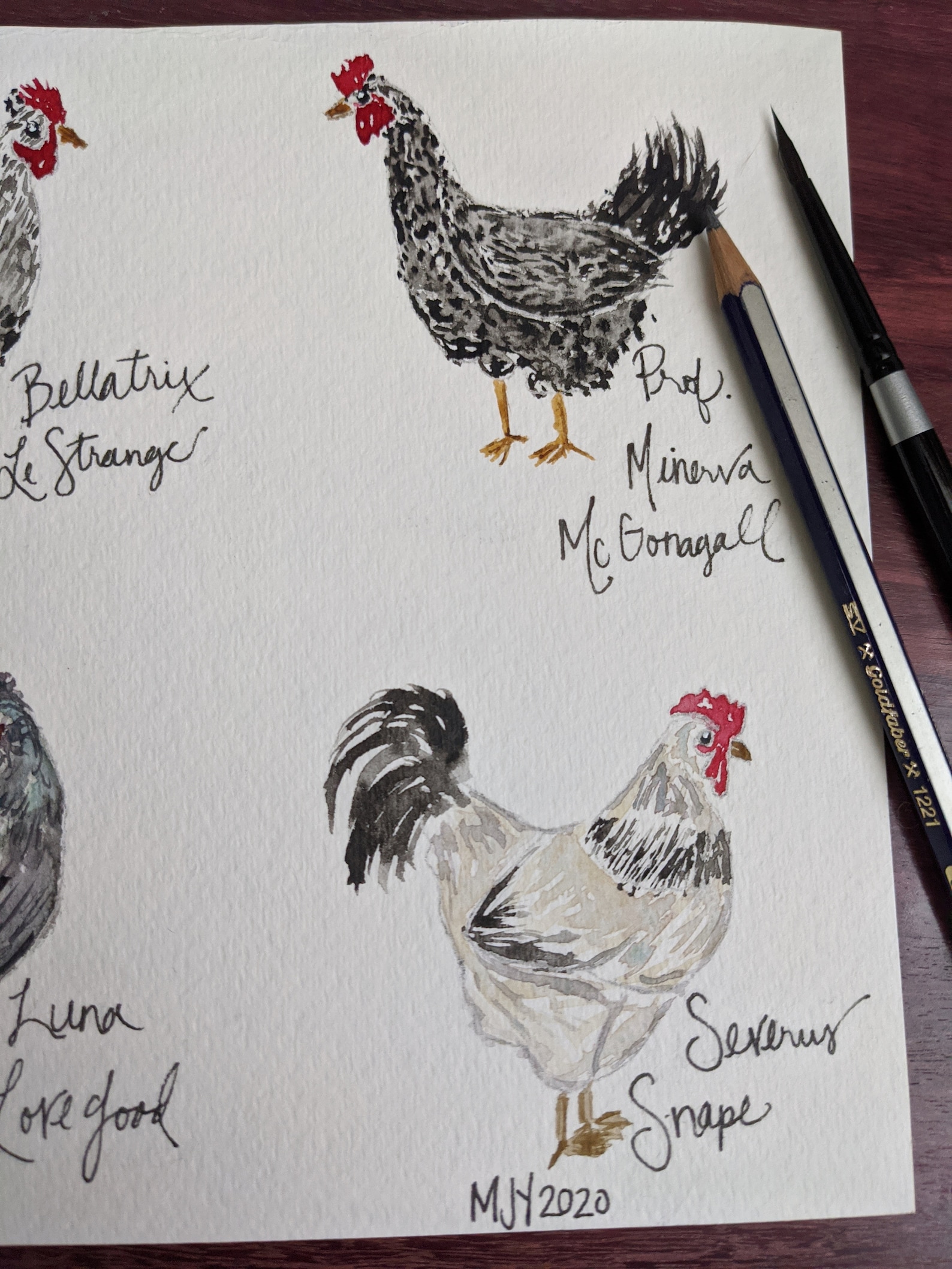 Custom Chicken Flock Portrait - Etsy