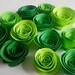 Paper Flowers Green Paper Roses Set of 12 - Etsy