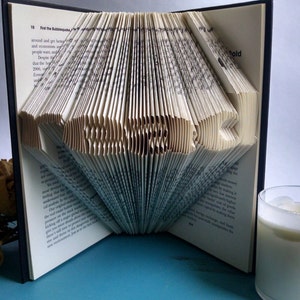 Book Sculpture Featuring the Word read Folded - Etsy