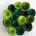 Paper Flowers Green Paper Roses Set of 12 - Etsy