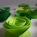 Paper Flowers Green Paper Roses Set of 12 - Etsy