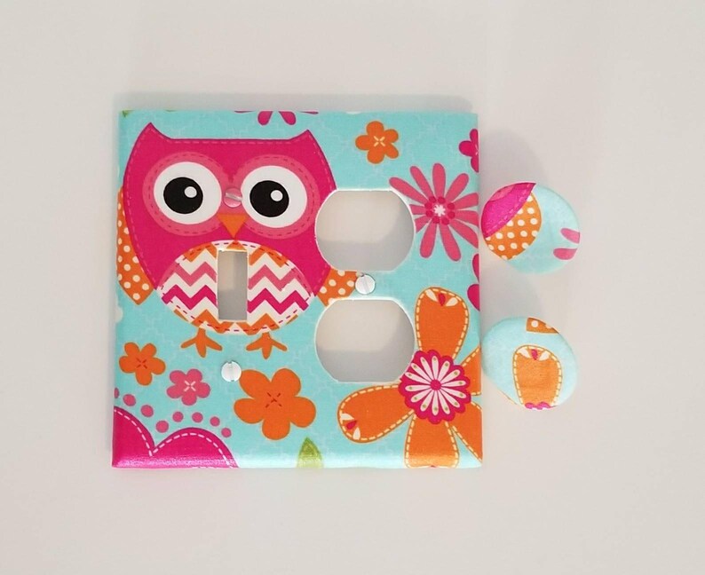 Owl Light Switch Outlet Cover Switch Plate Cover-nursery - Etsy