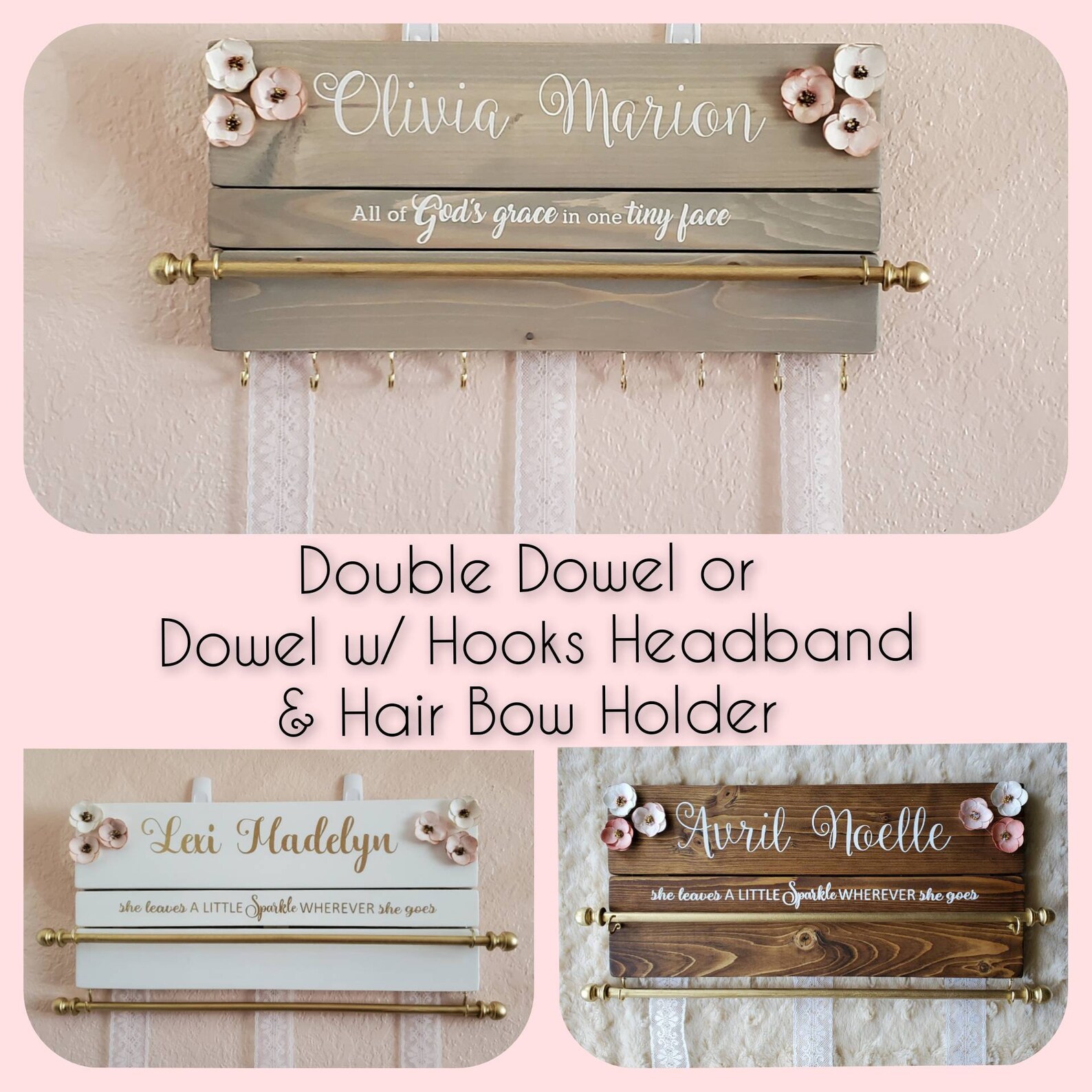 Bow Holder for Girls Toddler Girl Room Decor Hair Clip - Etsy