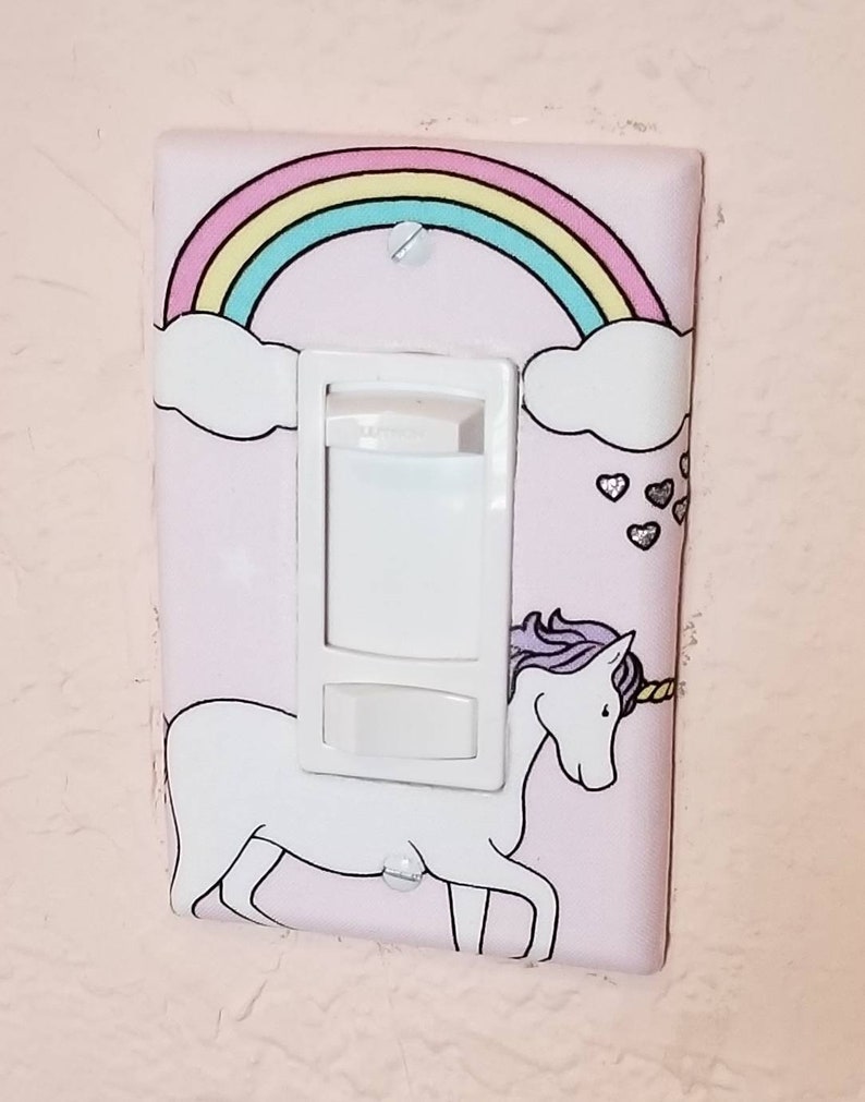 Unicorn Light Switch - Unicorn Outlet Cover- Switch Plate Cover-unicorn ...